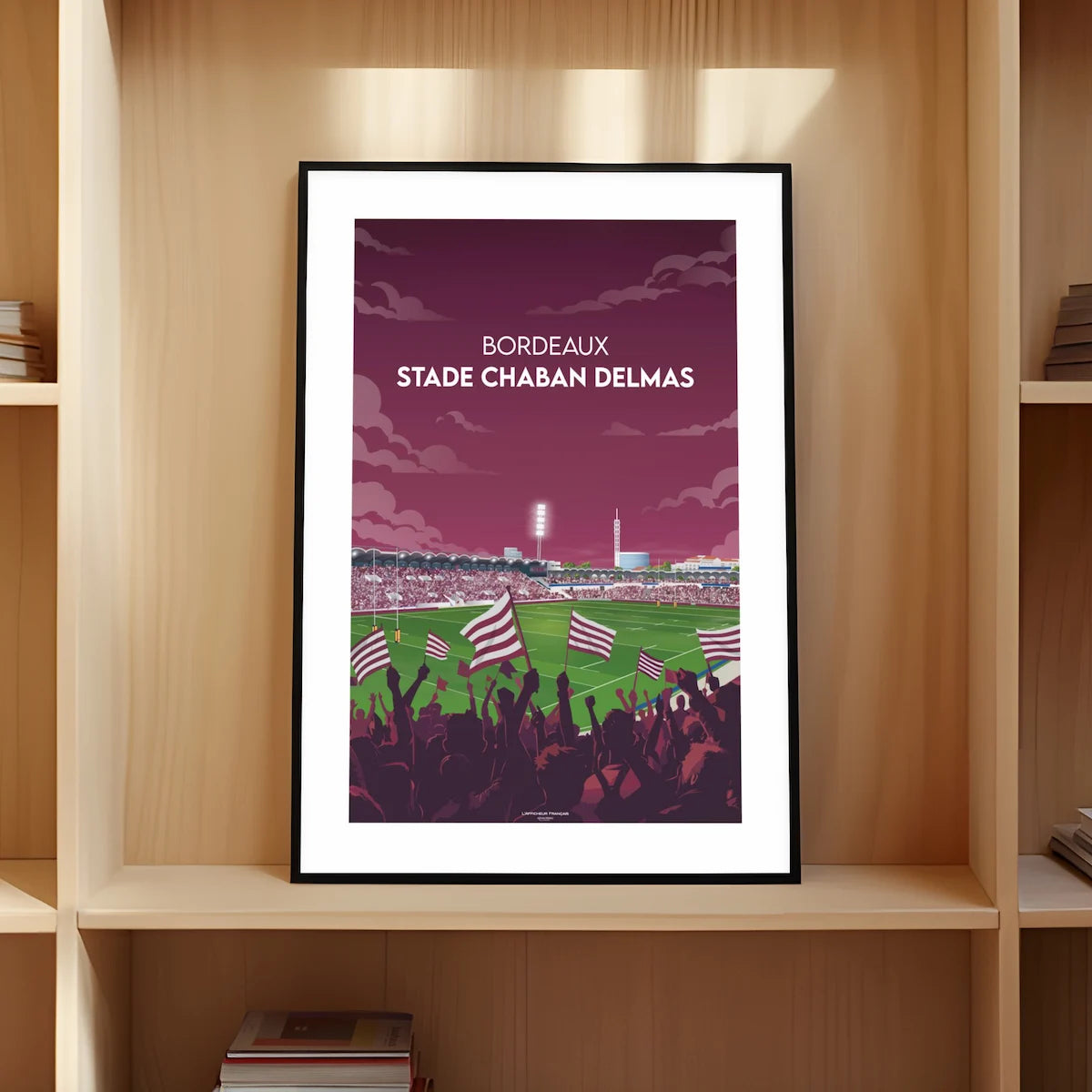 Affiche Rugby Bordeaux - Stade Chaban Delmas