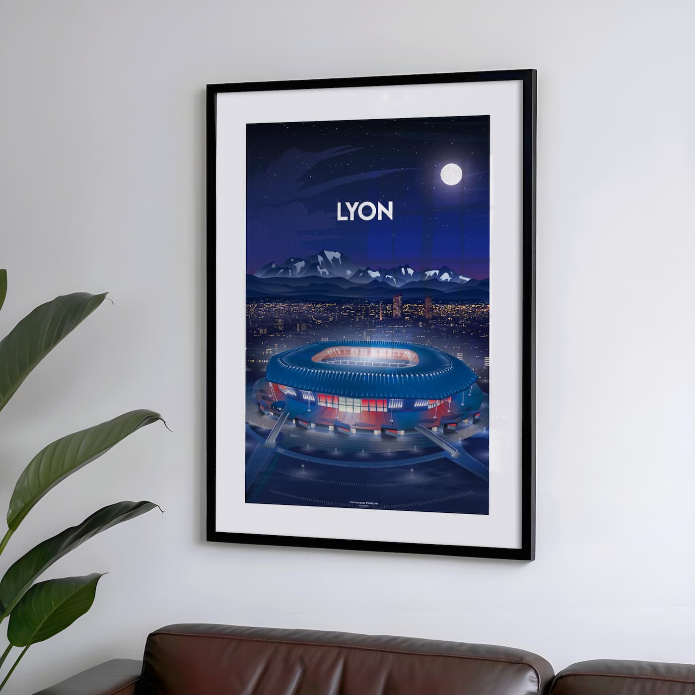 Affiche Lyon - Parc OL